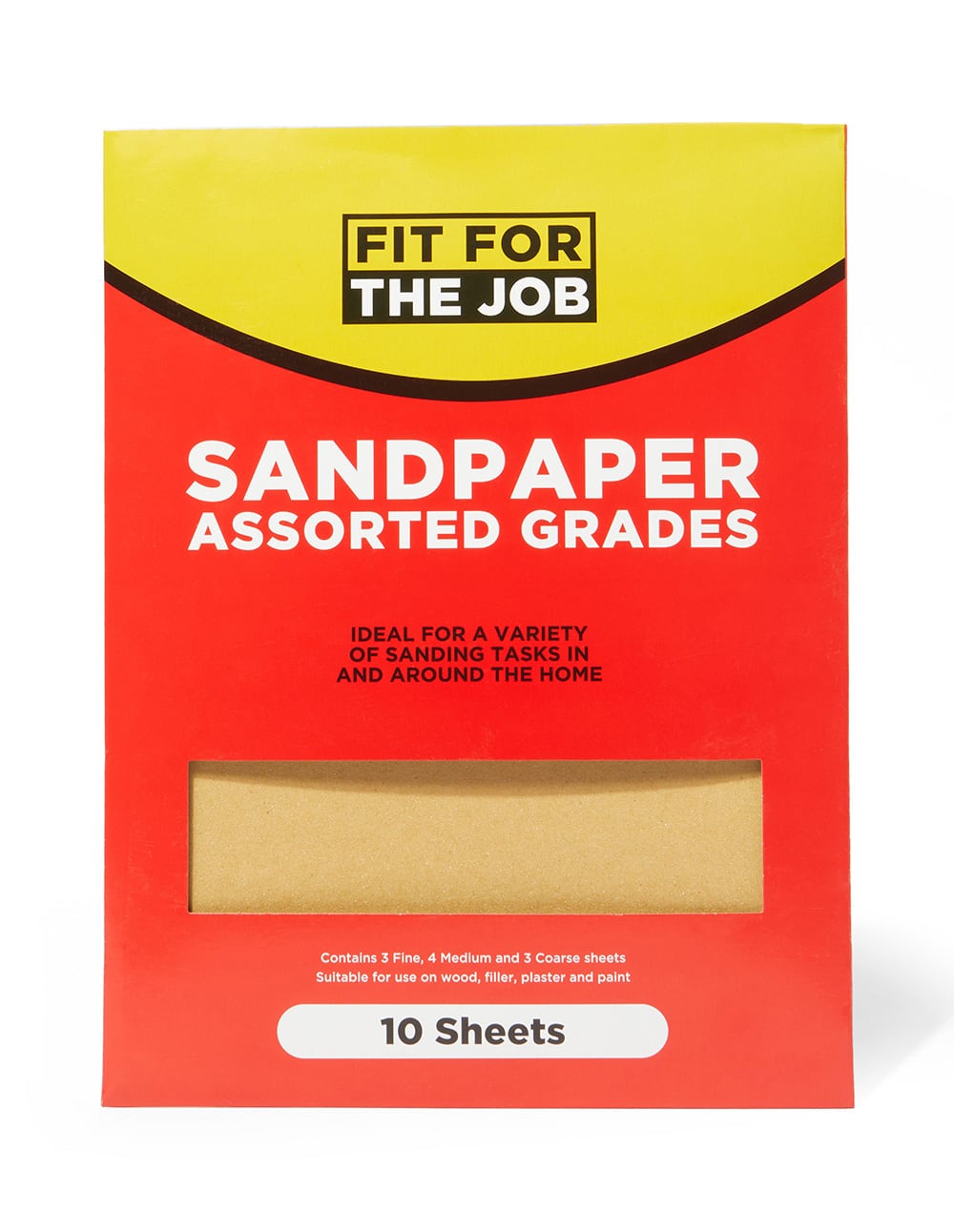 Fit For The Job Sandpaper Assorted Pack Pk10 Paintmaster